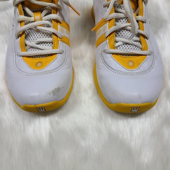 Dada Supreme | Shoes | Dada Supreme Whiteyellowwhite Leather Midtop ...